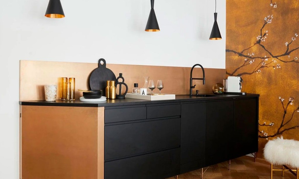 30 de idei de decorare a unei bucatarii in negru - Cozzy.ro